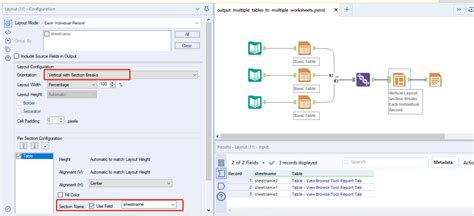 Solved Rendering Multiple Tables Onto Separate Named Tab Alteryx Community