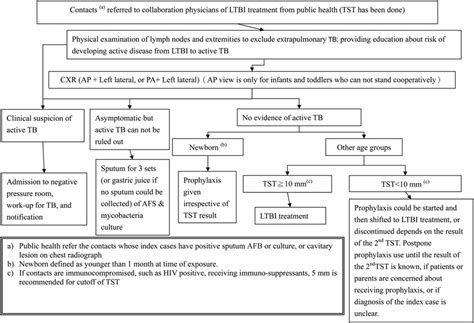 The Flow Chart For Latent Tuberculosis Infection Treatment Revised