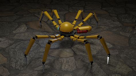 Artstation Spyder Bot Sa 01c The Spider Robot For Surveillance