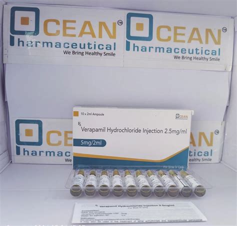 Verapamil Injection Strength 5 Mg2 Ml At ₹ 10piece In Vadodara Id 2853597187288