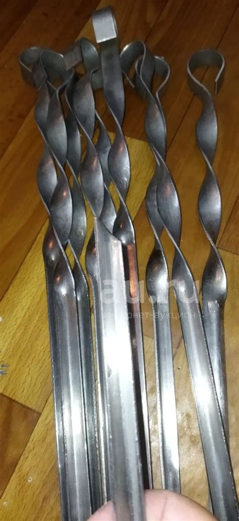 Шампуры СССР из нержавейки 08х18н10т — купить в Красноярске Состояние Б у Мангалы грили