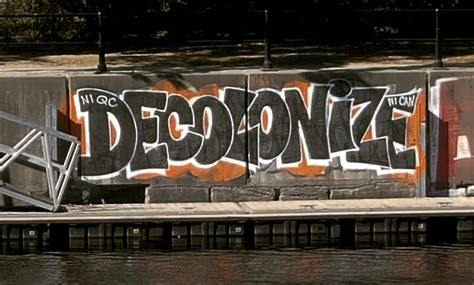 “fascism Is Imperialist Repression Turned Inward” Decolonize Graffiti
