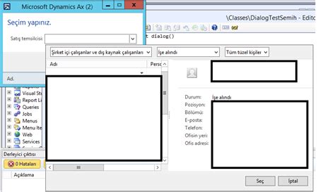 Dynamics Ax X Lookup Multiselect Semih Çelikol