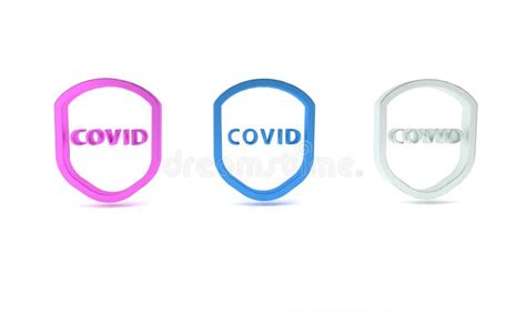 Colorful Shield Protecting From Virus Germs And Bacteria Icon Isolated