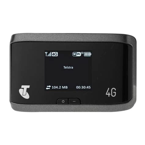 TELSTRA BIGPOND MOBILE WI FI 4G GETTING TO KNOW MANUAL Pdf Download ManualsLib