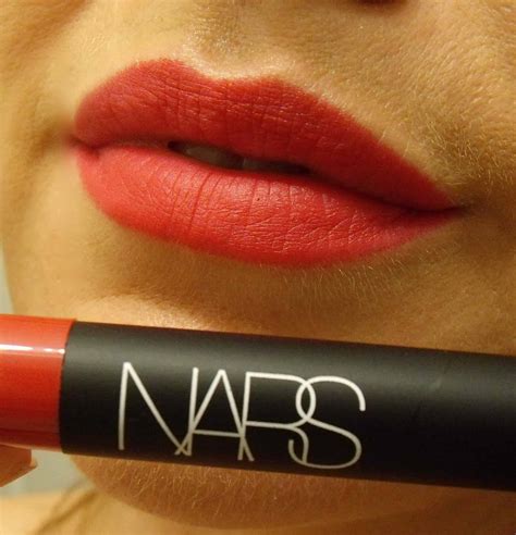 Review Nars Velvet Matte Lip Pencil In Dragon Girl • Girlgetglamorous
