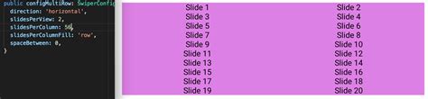 Slidespercolumn Option Almost Inactive When Used With Slidespercolumnfill Row · Issue 2331
