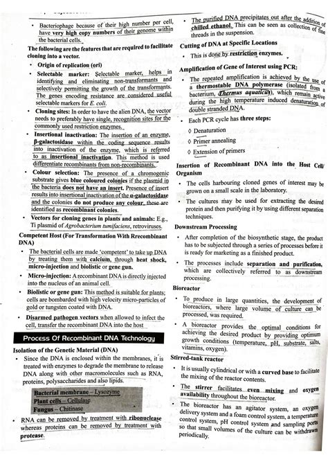 Solution Biology Notes Class 12th Biotechnology Part 1and2 For Board Exam Neet Entrance Exam