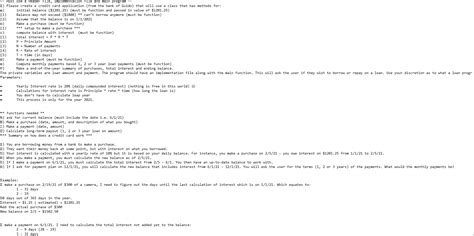 Solved Must Use A Header File Implementation File And Main Chegg Com