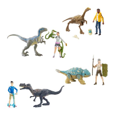 Figuras De Acción Jurassic World Pack Soriana