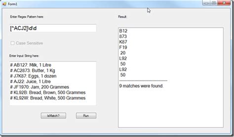 regular expressions basics 7 match one from a choice of characters