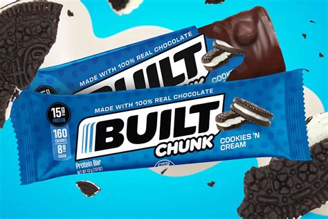 Built Brands Introduces Its Cookie Filled Built Chunks Protein Bar