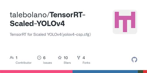 GitHub Talebolano TensorRT Scaled YOLOv TensorRT For Scaled YOLOv Yolov Csp Cfg