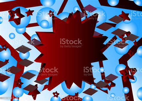 만화 책과 다른 그라데이션 기하학적 요소와 추상적 미래 배경 3차원 형태에 대한 스톡 벡터 아트 및 기타 이미지 3차원 형태 개념 고급 Istock