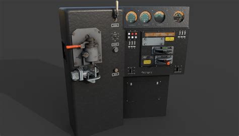 Artstation Emd Style Control Stand 3d Model