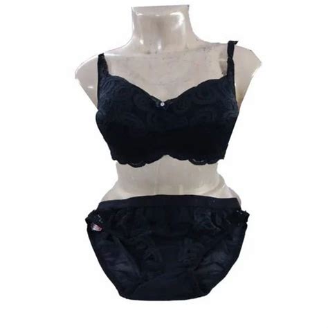 Hosiery T Shirt Ladies Black Bra Panty Set Size 32c At ₹ 107 Set In