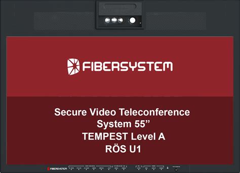 Vtc Cisco 55” External Codec U1 La Fibersystem