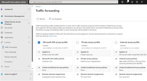 enable and manage global secure access for microsoft 365 apps on android