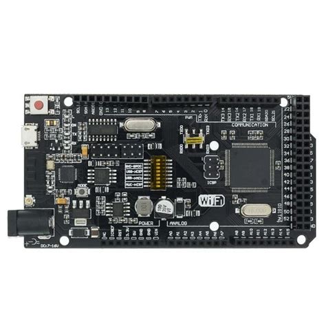 Макетная плата mega 2560 r3 wi fi atmega2560 16au ch340g arduino