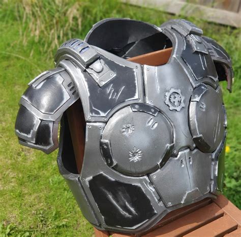 Gears Of War Cosplay Torso Armour Custom Led Foam Costume Etsy
