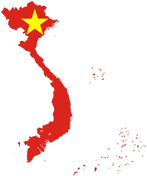 Flag Map Of Vietnam By Nguyenpeachiew On Deviantart
