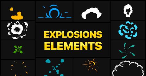 Explosions 1503 2d Textures And Materials Unity Asset Store