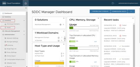 VMware Cloud Foundation Domain Failed State LAB PROD