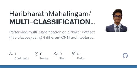 Github Haribharathmahalingammulti Classification Review Of Cnn Models Performed Multi