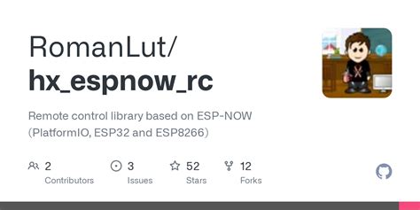 GitHub RomanLut Hx Espnow Rc Remote Control Library Based On ESP NOW PlatformIO ESP And