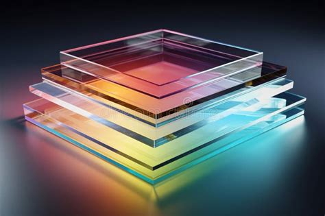 Generative Ai Diffraction Grading Effect Overlays Prismatic Holographic Color Abstract Light