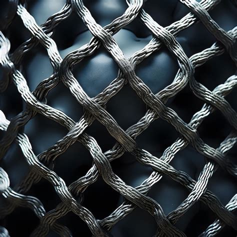 Premium AI Image Wire Mesh Texture Background