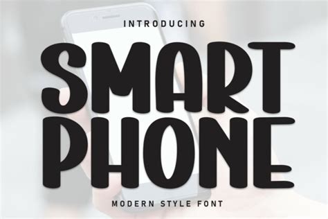 Smart Phone Display Font Download Free Font