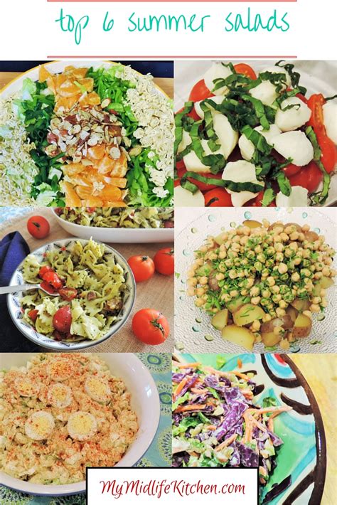 Top 6 Summer Salads My Midlife Kitchen