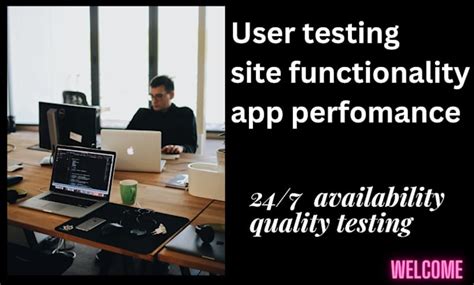 Do Usability Test And Functionality Test For Mobile Apps Website Game