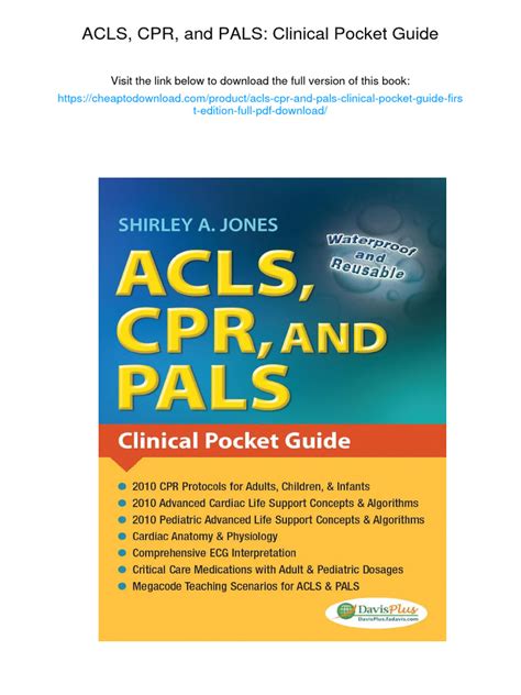 Acls Cpr And Pals Clinical Pocket Guide Isbn 0803623143 978