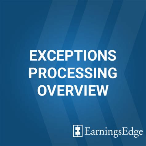 Exceptions Processing Overview Cuanswers Store