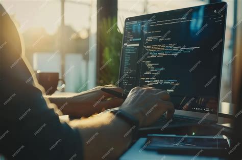 Cyberspace Concept Safety Of The Social World Developer Coding And Programming Technology