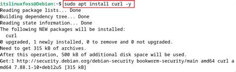 How To Fix Curl Command Not Found” On Debian 12 Its Linux Foss