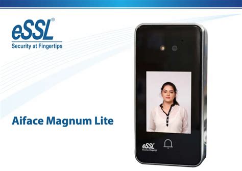 Essl Aiface Magnum Lite Biometric System At Rs 21785 New Delhi Id 2855109681462