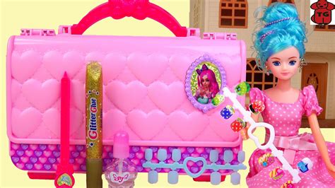 ★토이구마★시크릿 쥬쥬 네일아트 핸드백~손톱 꾸미기 장난감 놀이세트~~♥★ Diy Nail Art Design Toy Set Youtube