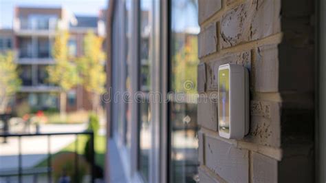 A Solarpowered Window Sensor Connected To The Security System Detecting