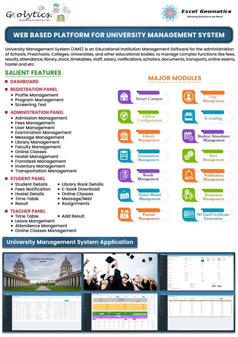 University Management System Uni Unimanagement Ums Educational