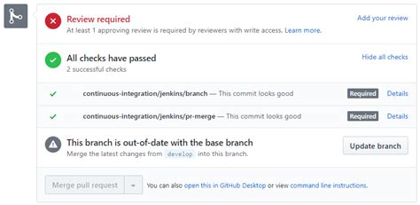add more pr status check jenkins blue ocean integrated with github