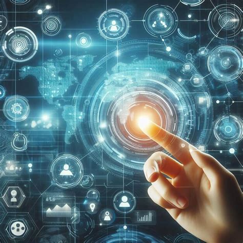 digital technology internet network connection concept ai generative premium ai generated image