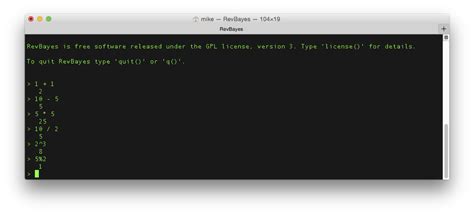 Revbayes Rev Language Syntax