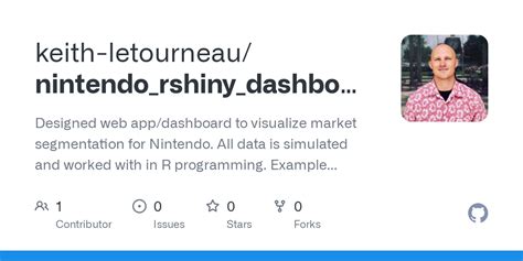 github keith letourneau nintendo rshiny dashboard designed web app dashboard to visualize