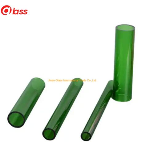 Glass Factory Made Hollow Heat Resisting Glass Tube Colored