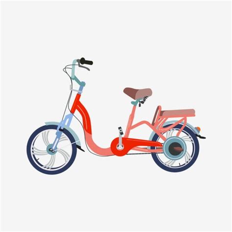 자전거 빨간 만화 자전거 교통 빨간 자전거 교통 자전거 Png 일러스트 및 벡터 에 대한 무료 다운로드 Pngtree