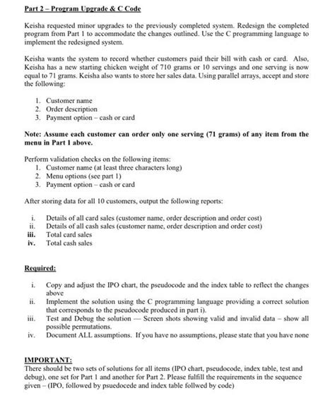 Solved Part 1 Program Design And Python Code Keisha Owns A