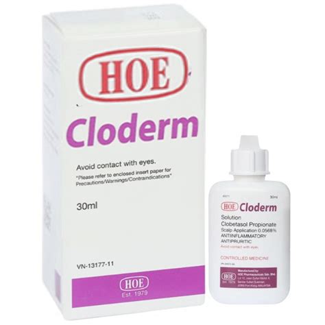 Dung Dịch Bôi Hoecloderm Solution Trị Viêm Da Chai 30ml 022025